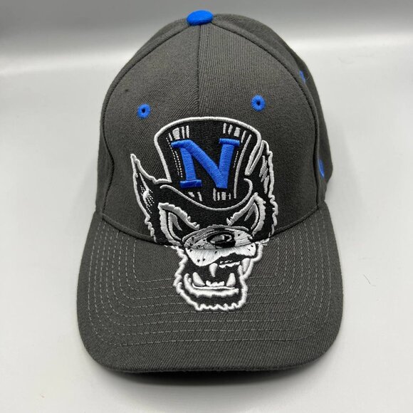 Zephyr | Accessories | Vintage Nevada Wolfpack Hat Men Small Black Zephyr Stretch Fitted Cap New ...